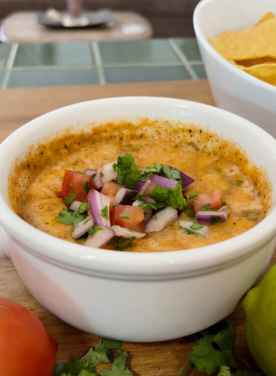 Chili Cottage Cheese Queso - amandapetito
